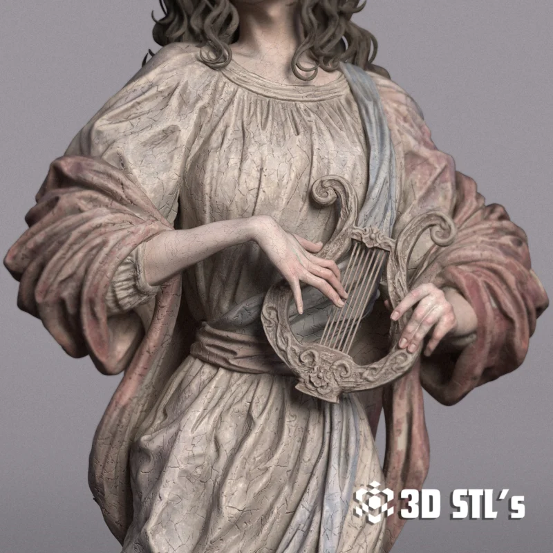 Female Muse STL File 3D Print Model - 3D STLs
