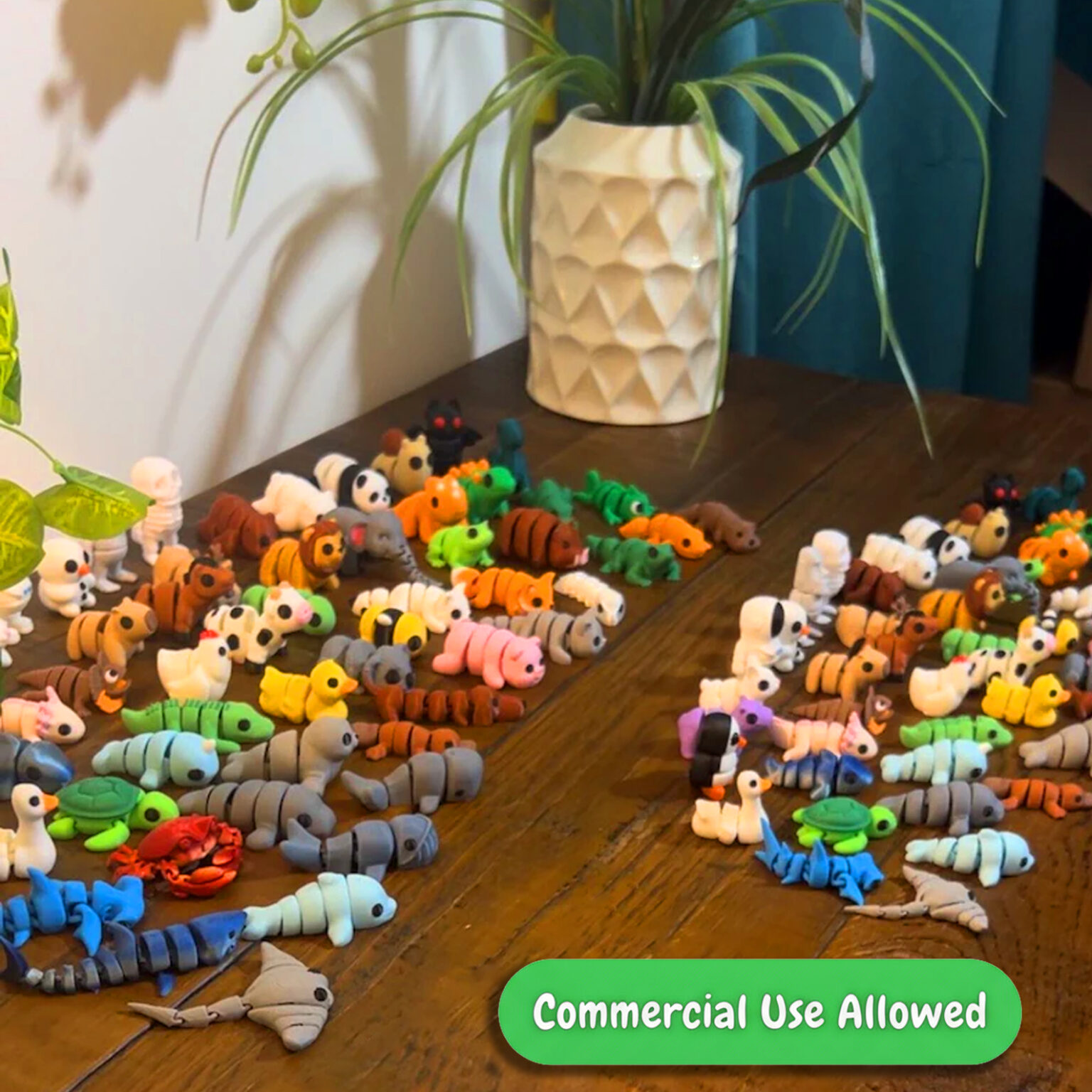 Mini Flexi Animals Articulated Over 300 STL & 3MF Files - 3D STLs