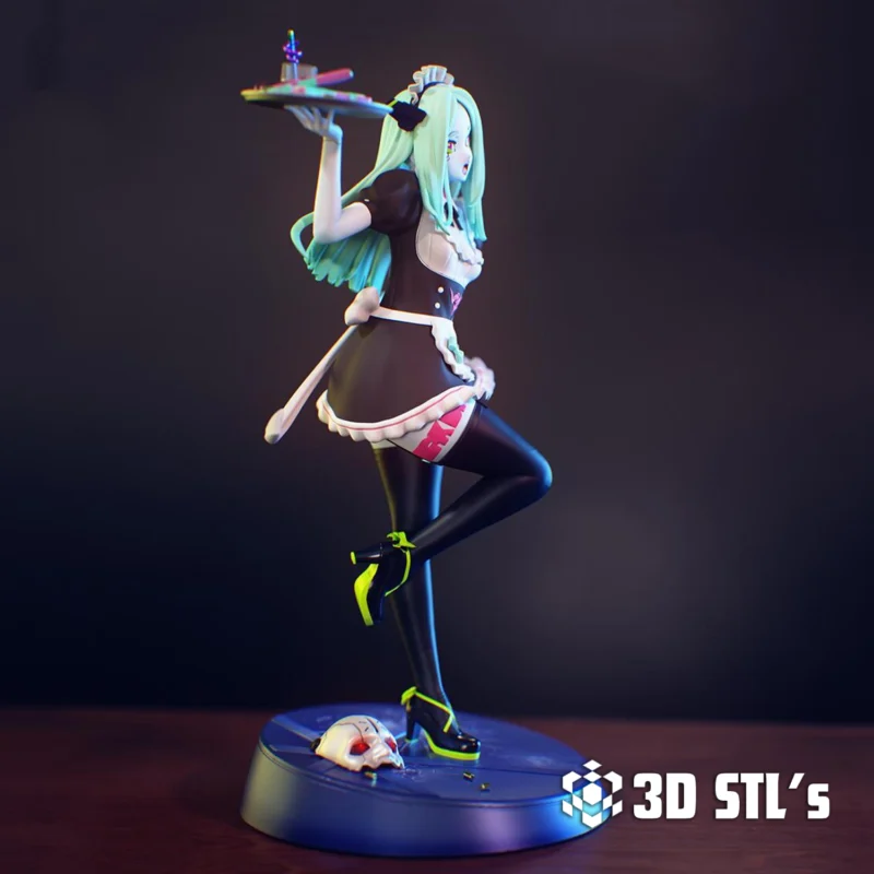 Best Rebecca Cyberpunk STL File 3D Print Model - 3D STLs