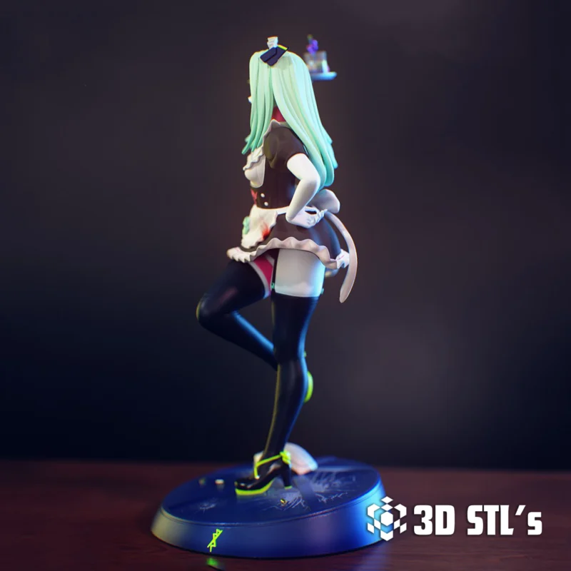 Best Rebecca Cyberpunk STL File 3D Print Model - 3D STLs