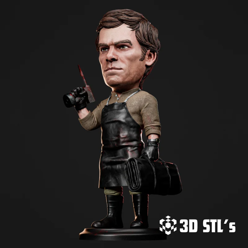 Dexter Chibi STL File 3D Print Epic Model - 3D STLs