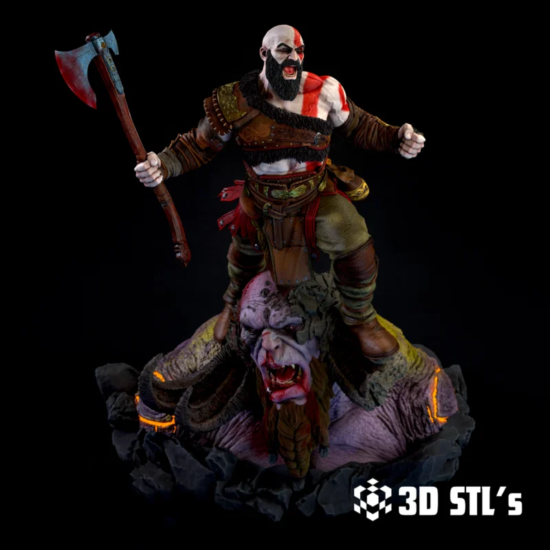 Kratos STL File 3D Print Model Epic - 3D STLs