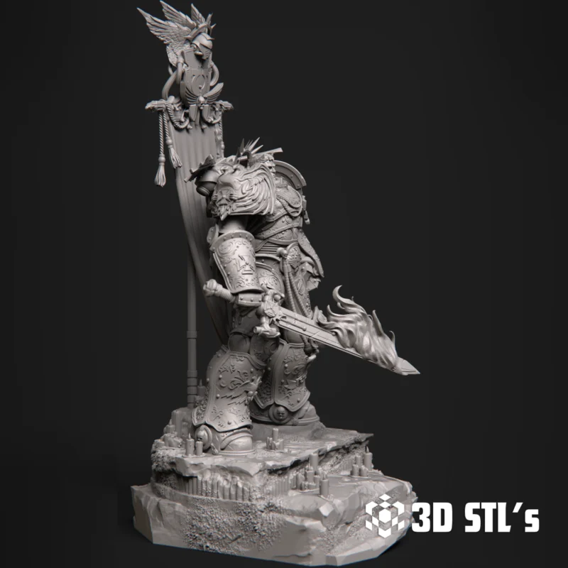 Roboute Guilliman STL File 3D Print Epic Model - 3D STLs