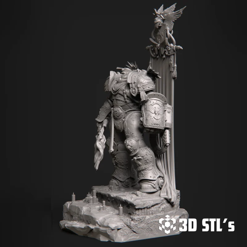 Roboute Guilliman STL File 3D Print Epic Model - 3D STLs