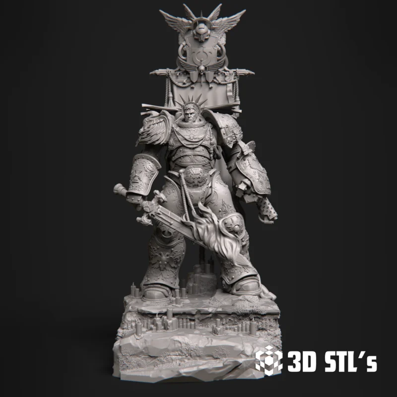 Roboute Guilliman STL File 3D Print Epic Model - 3D STLs