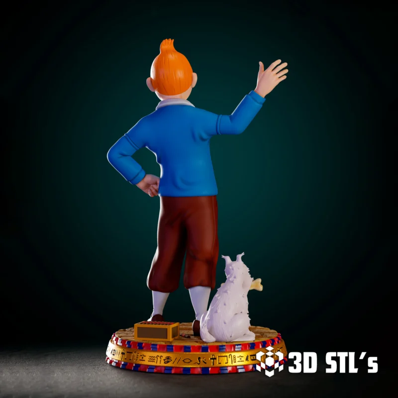 Tintin STL File 3D Print Epic Model - 3D STLs
