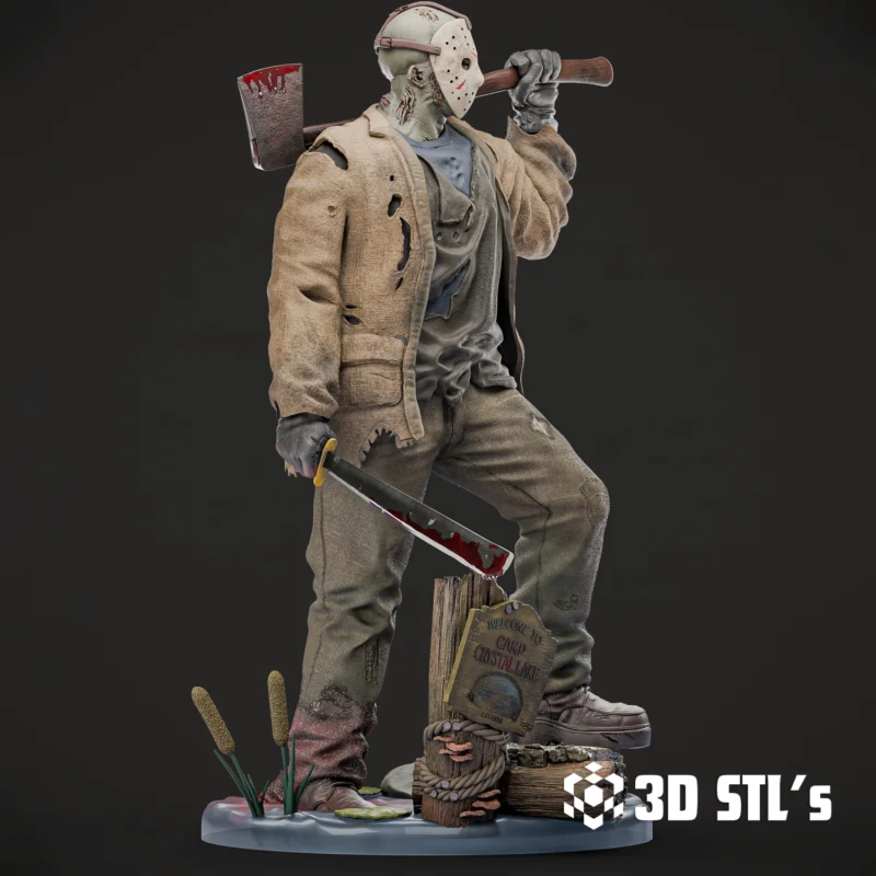 Jason Voorhees STL File 3D Print Epic Model - 3D STLs
