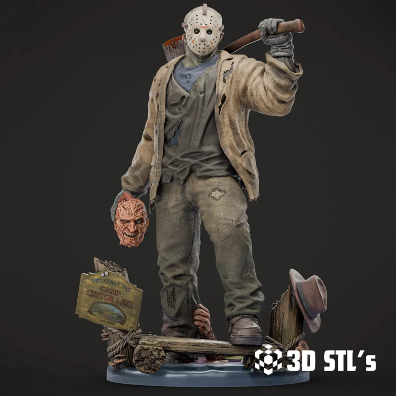 Jason Voorhees STL File 3D Print Epic Model - 3D STLs