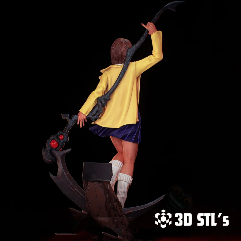 Light Yagami Female STL Files 3D Printing Epic Model - 3D STLs
