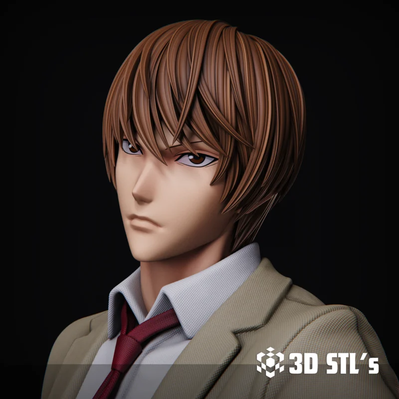 Light Yagami STL Files 3D Printing Epic Model - 3D STLs