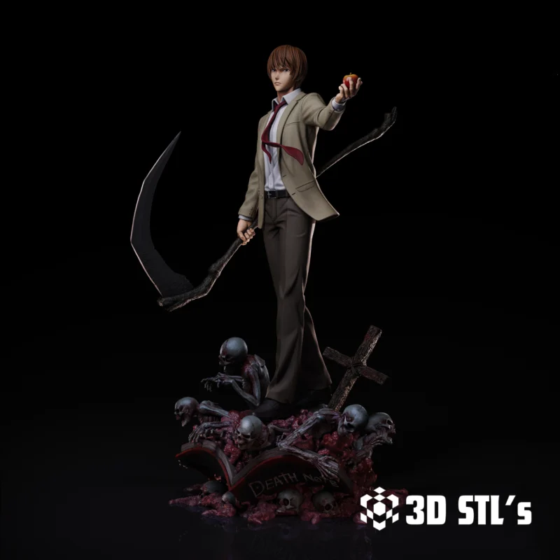 Light Yagami STL Files 3D Printing Epic Model - 3D STLs