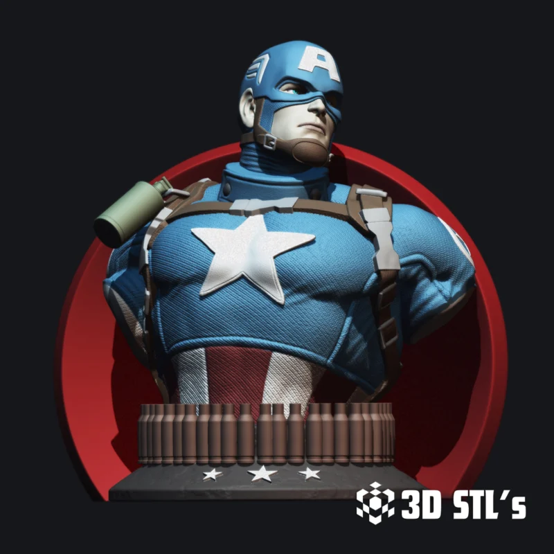 Marvel STL Pack – Superhero 3D Printing Epic STL Files Bundle - 3D STLs