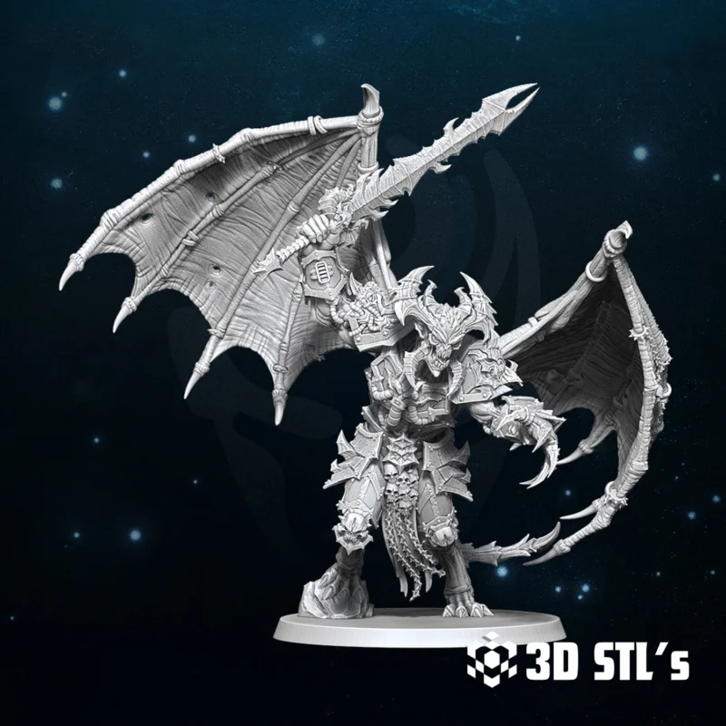 Daemon Prince STL Files 3D Printing Epic Model - 3D STLs