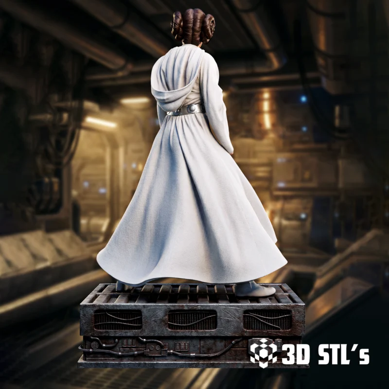 Leia Organa STL 3D Printing Epic Model - 3D STLs